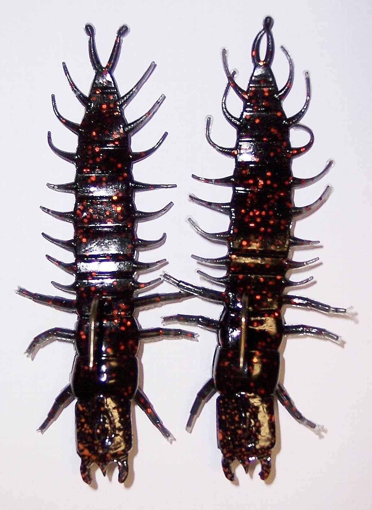 Gitzit 19077 2 pack Rigged 2-7/8" Hellgrammite, Dobsonfly larvae ...