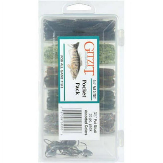 Gitzit 94000 Fat Fishing Lure Kit, 35 Pack - Walmart.com