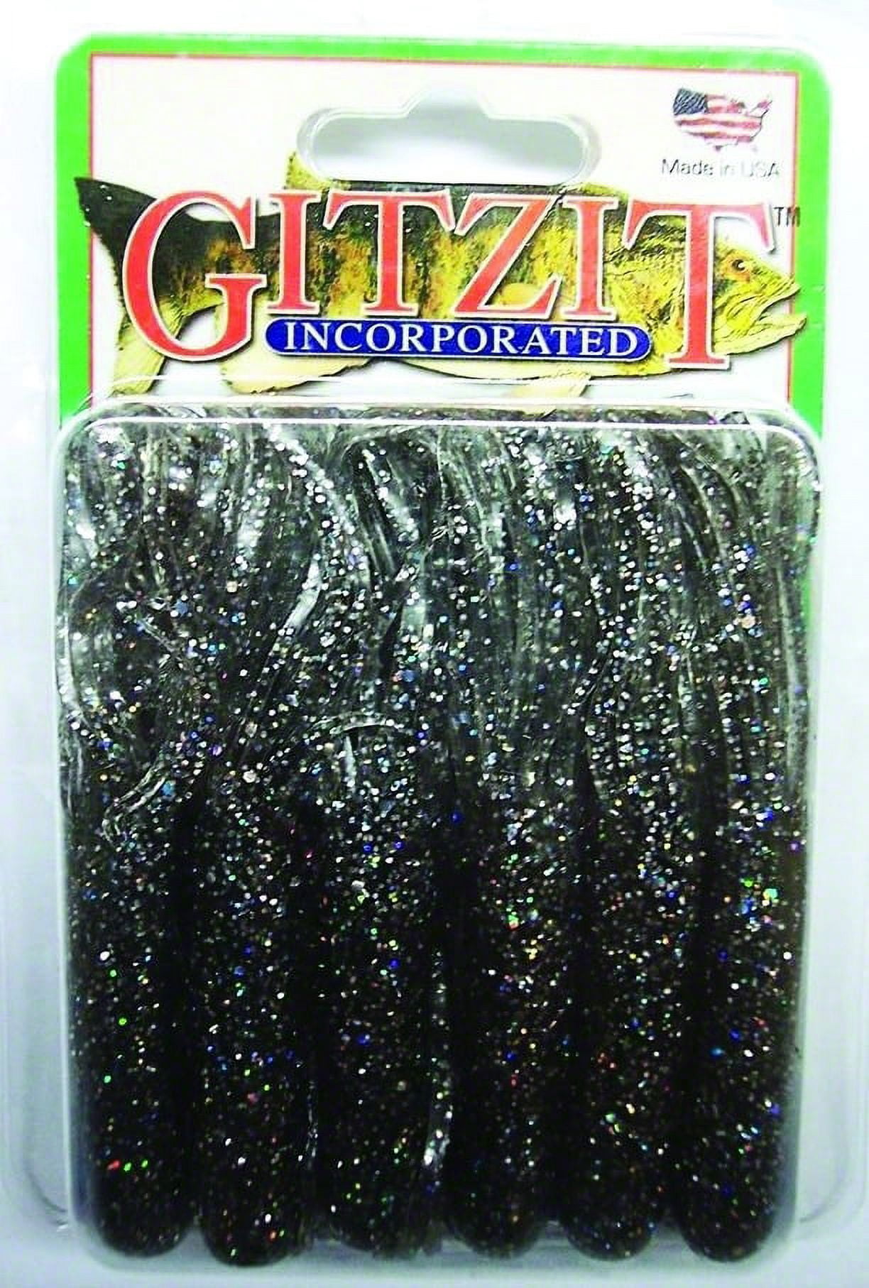 Gitzit Fat Tubes 3.5'' Smoke/Sparkle 10pk - Walmart.com