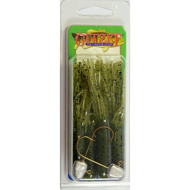 Gitzit Original Fat Gitzit Tube with 3 Hooks, Watermelon, 4 Piece ...