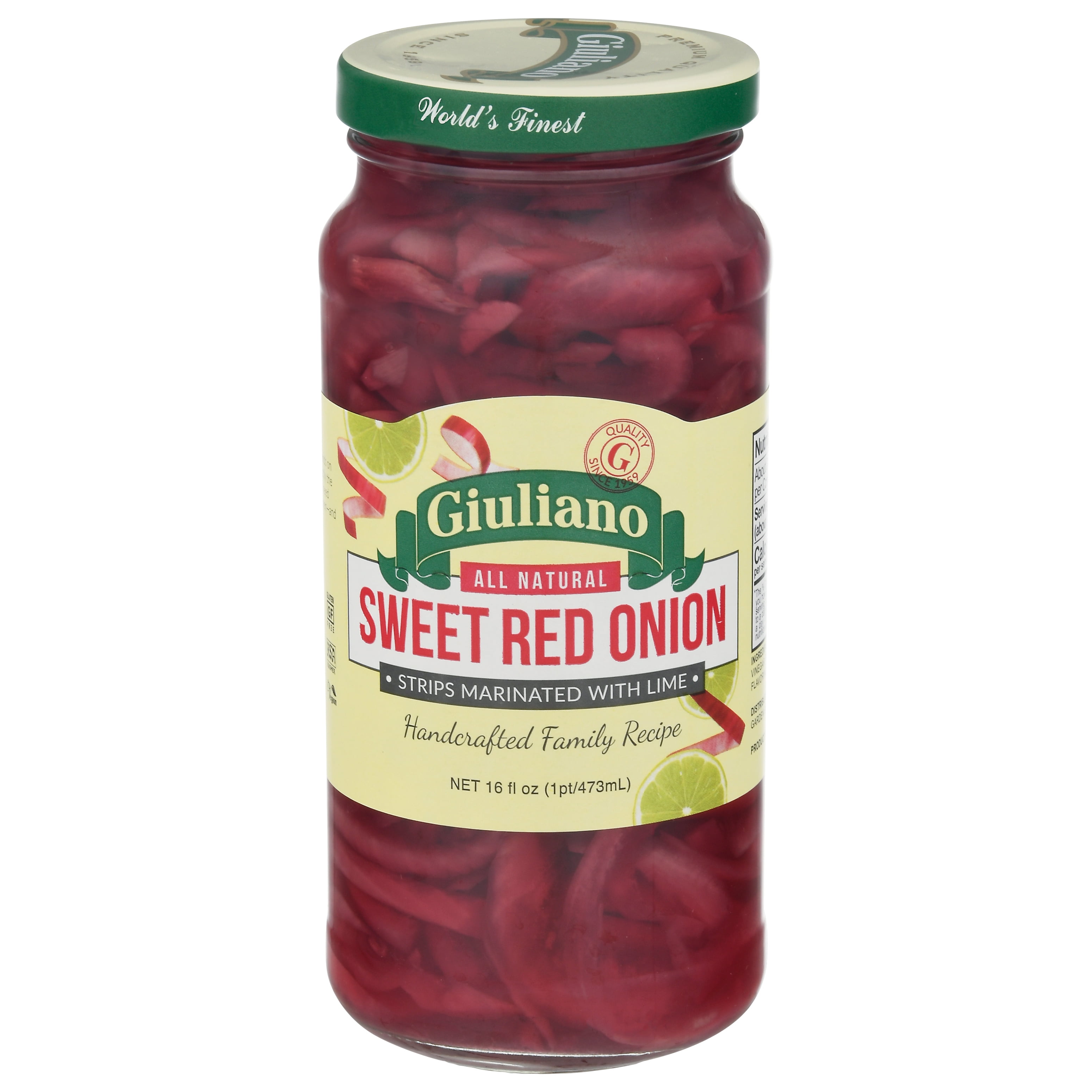 Giuliano Sweet Red Onion Strips 16 oz (Pack of 6) - Walmart.com