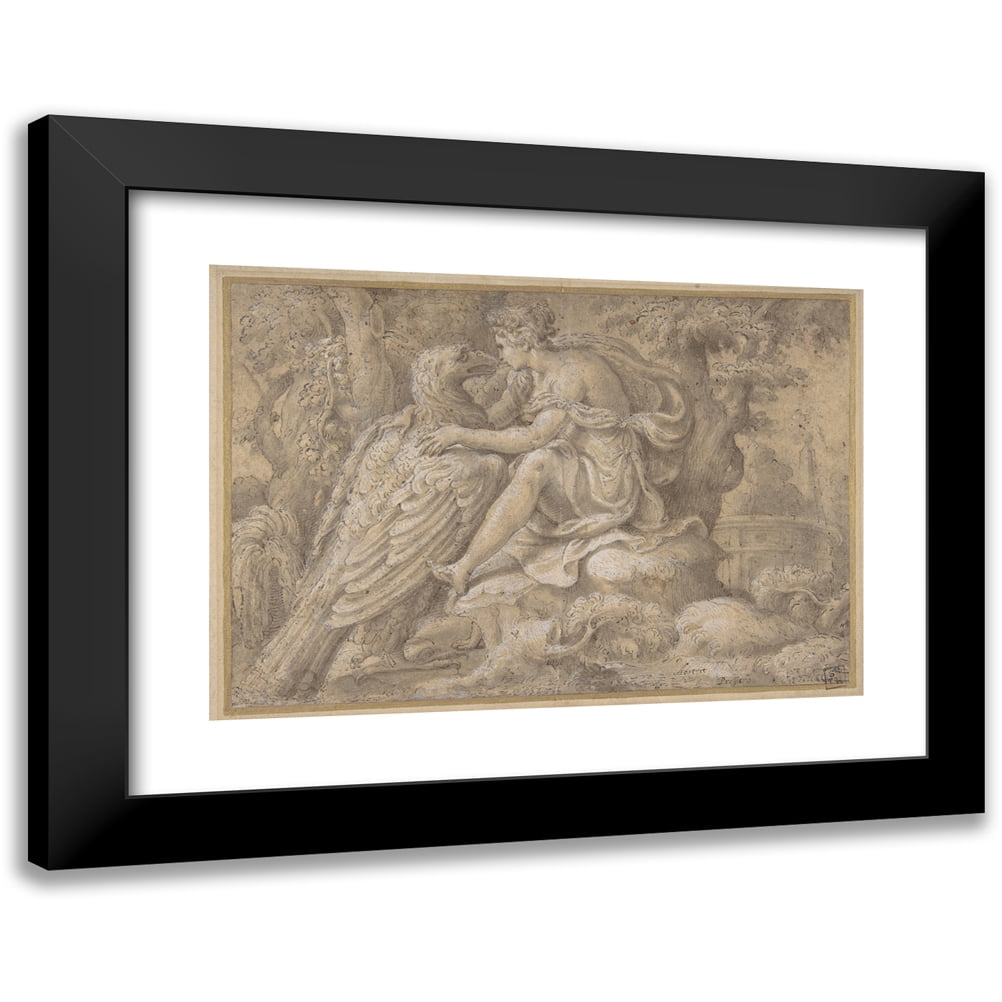 Giulio Campi 24x18 Black Modern Framed Museum Art Print Titled ...
