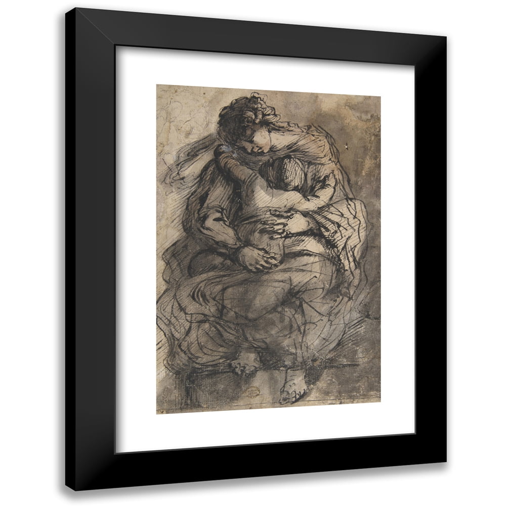 Giulio Cesare Procaccini 11x14 Black Modern Framed Museum Art Print ...