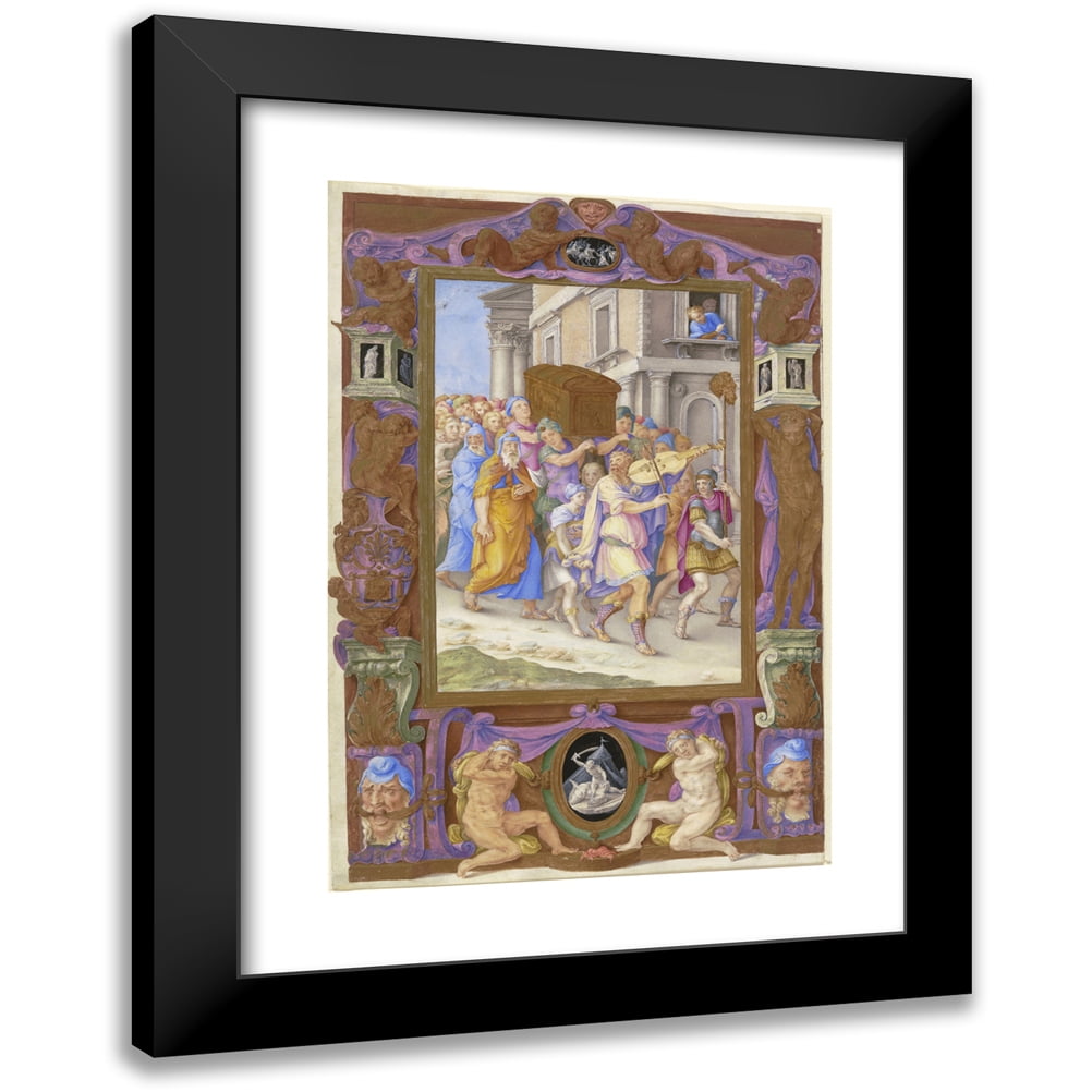 Giulio Clovio 11x14 Black Modern Framed Museum Art Print Titled - King ...