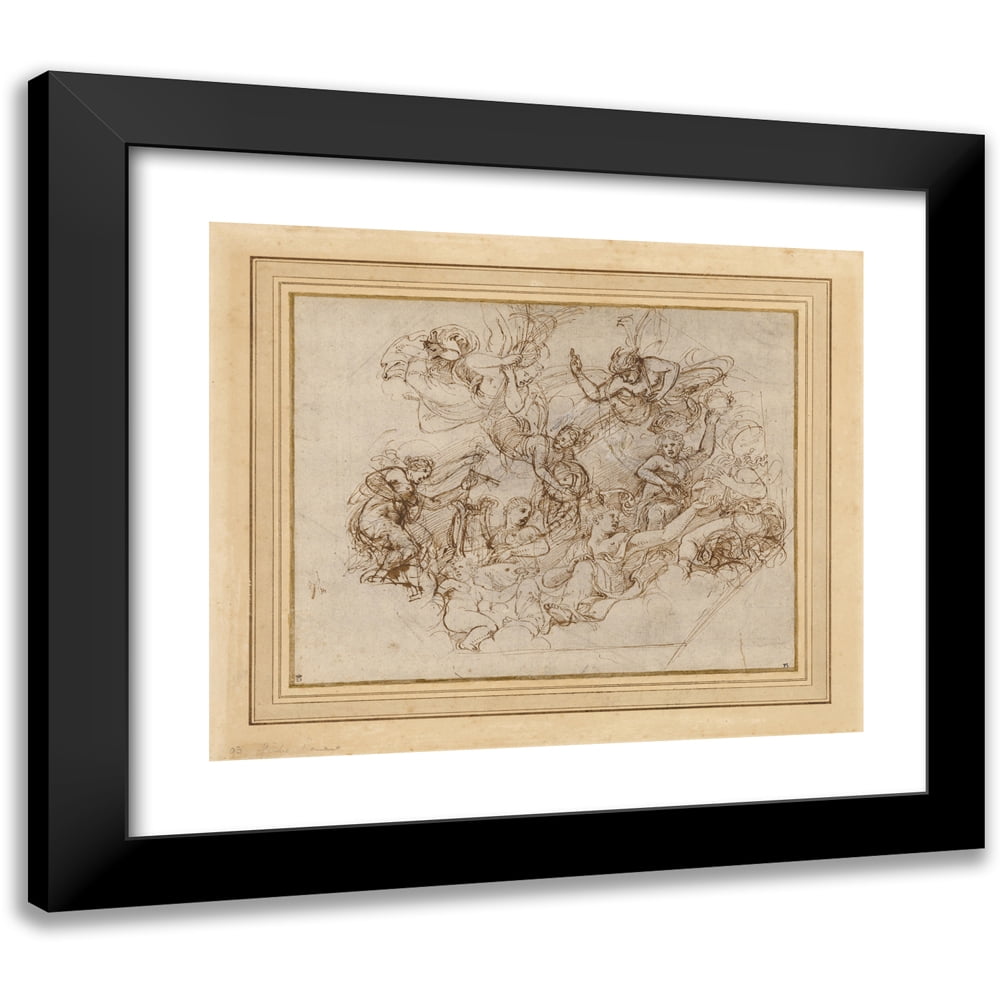 Giulio Romano 17x15 Black Modern Framed Museum Art Print Titled - An ...