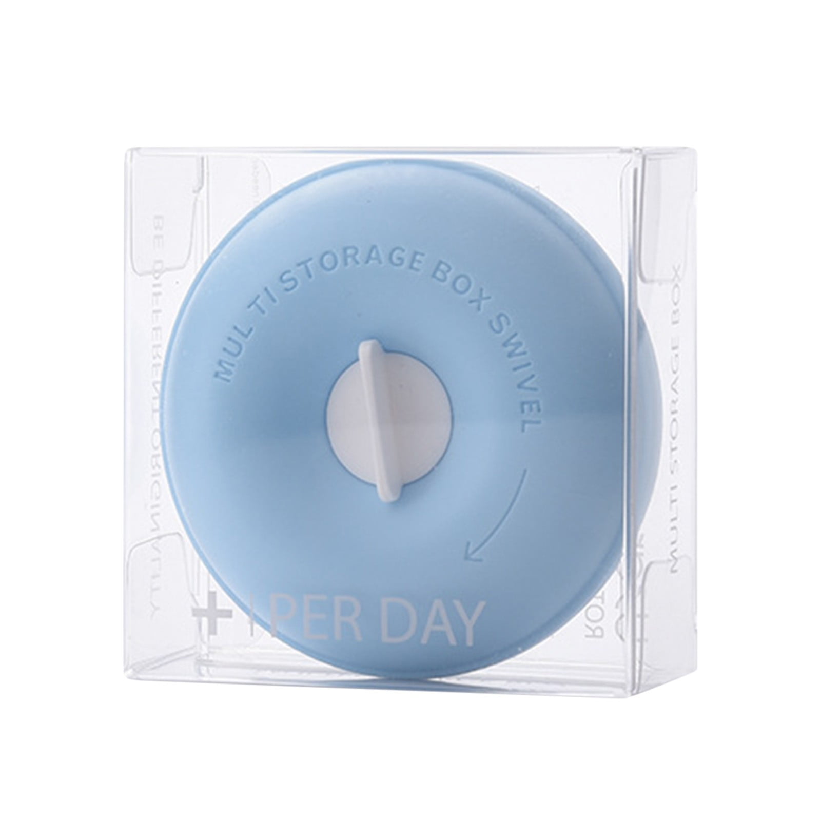 Giunmcul 4 Cell Portable Mini Medication Box, Medication Storage One ...