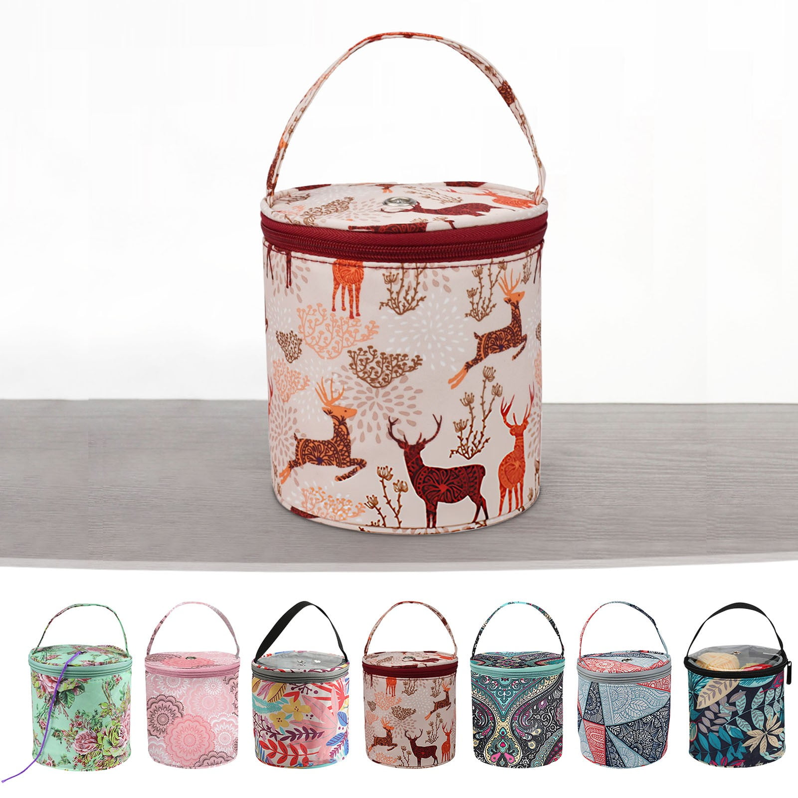 Giunmcul 50% Off Clear Wool Bag Storage Organizer Yarn Storage Bag ...