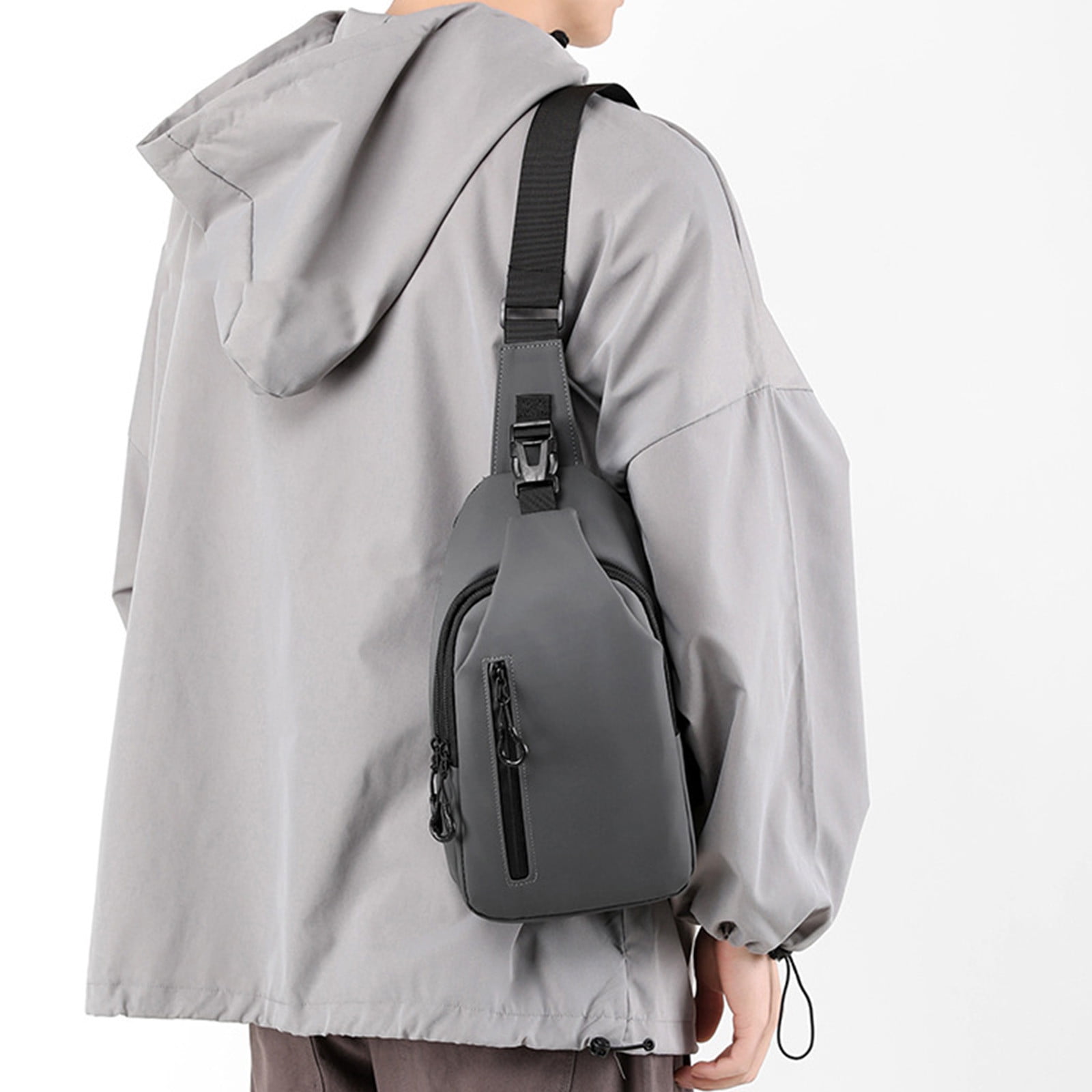 Giunmcul 50% Off Clear Chest Bag for Men- Shoulder Bag-simply and ...