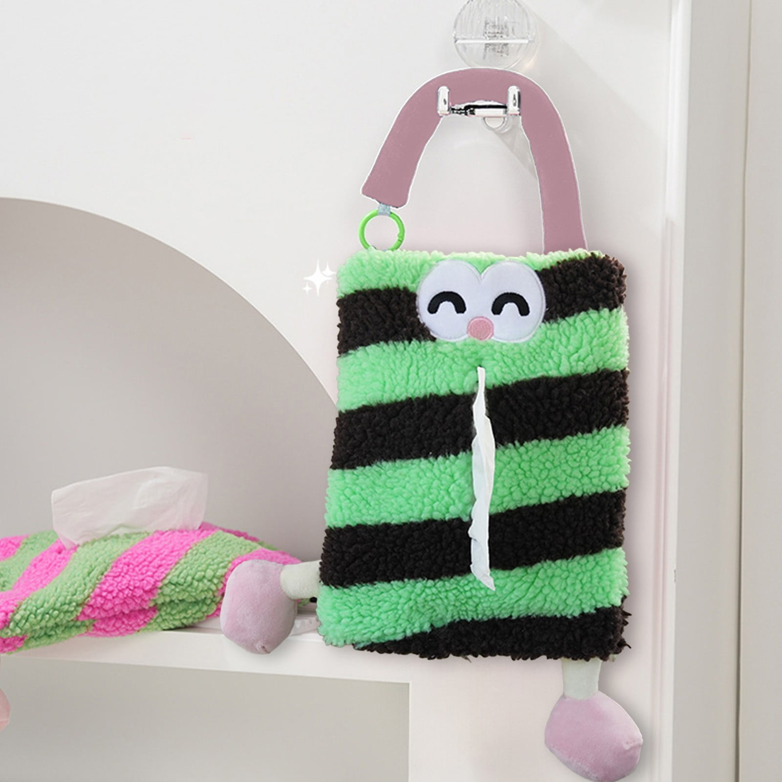 Giunmcul up to 50% Off Soft Fabric Tissue Container with Cute Style ...