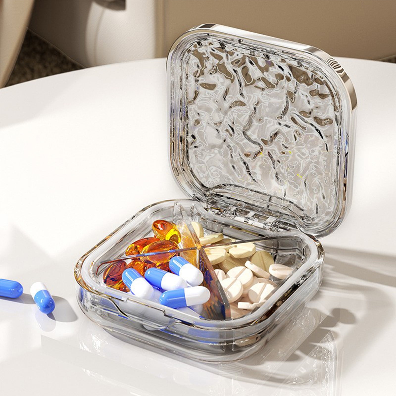 Giunmcul up to 65% Off Vitamin Organizer Vitamin Dispenser Supplement ...