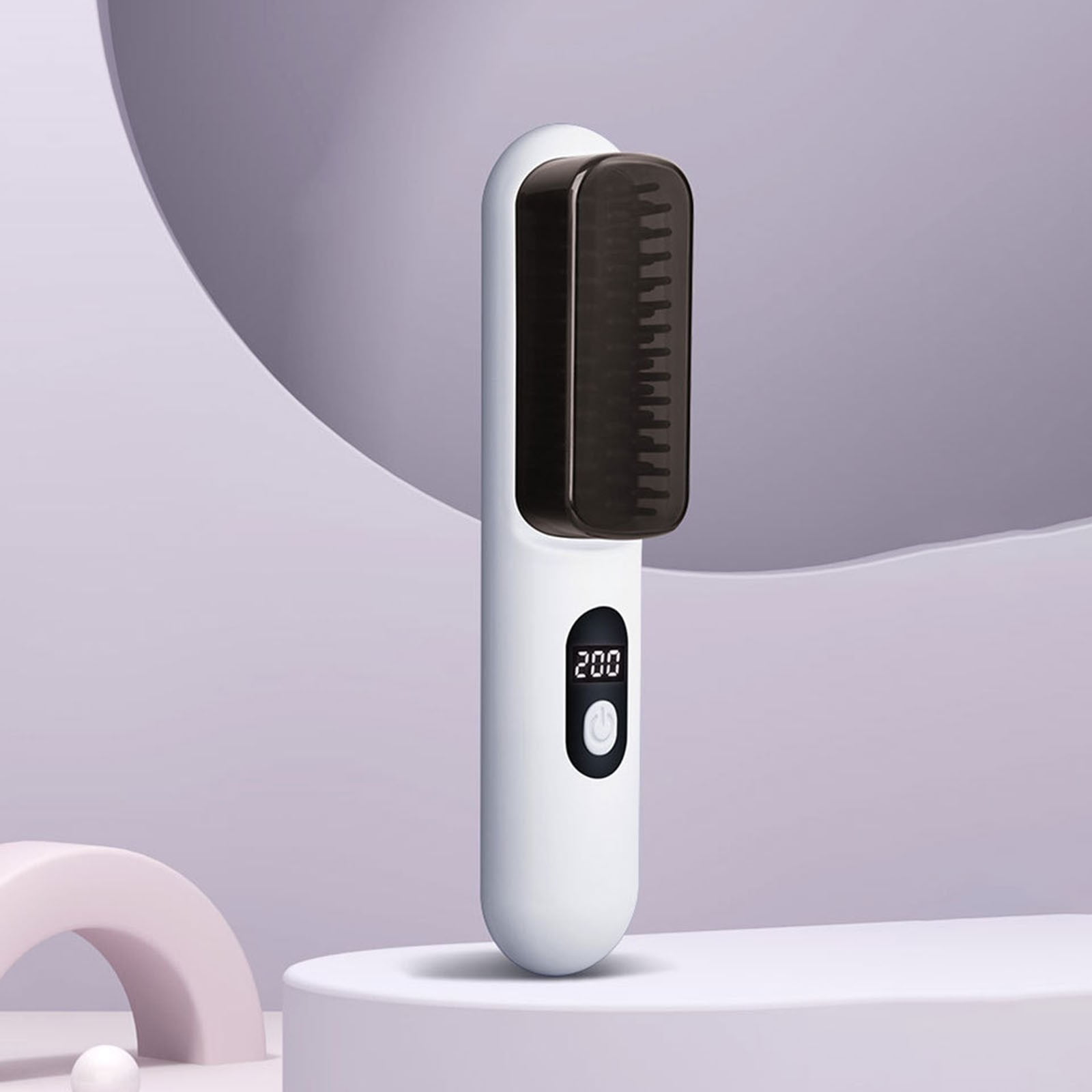 Giunmcul up to 65% Off Wireless Straight Hair Comb USB Mini Portable ...