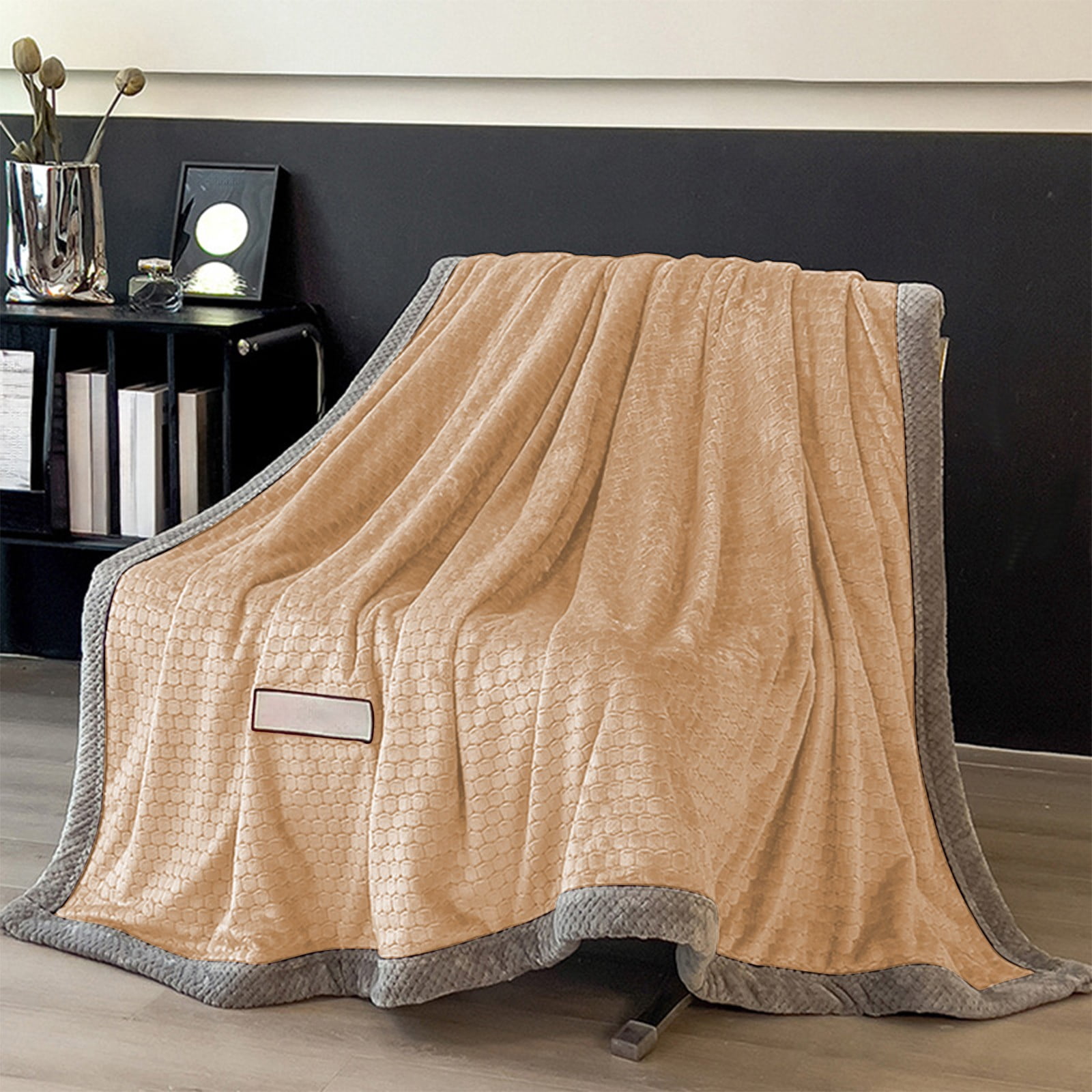 Giunmcul Blanket Thickened Winter Lint Office Nap Sofa Cover Sleeping ...