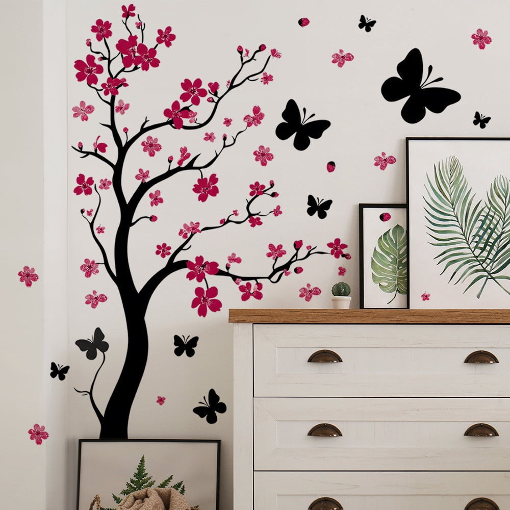 Giunmcul Colorful Branches Bedroom and Living Room Background ...