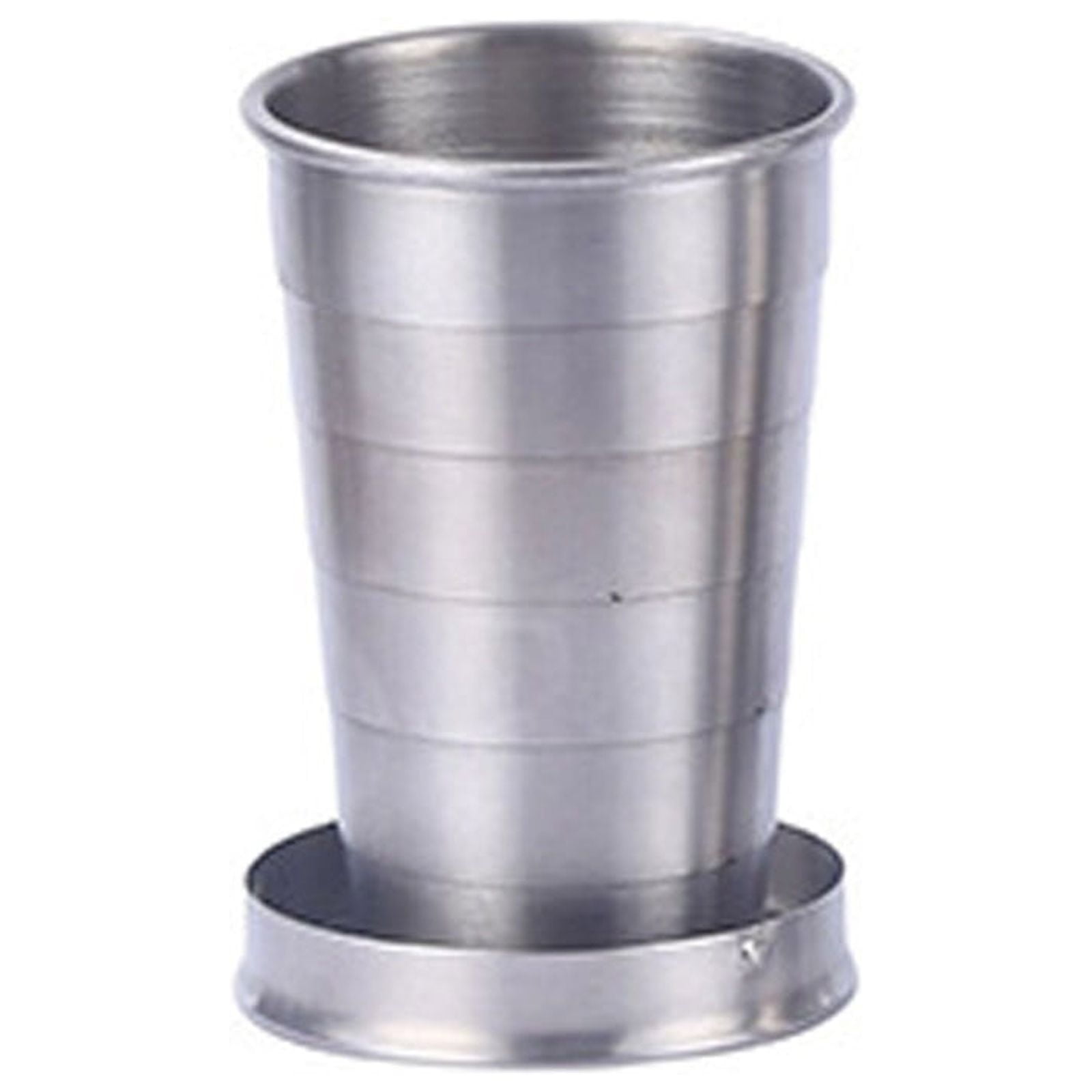Giunmcul Compact Stainless Steel Collapsible Shot Glass Easy Storage ...