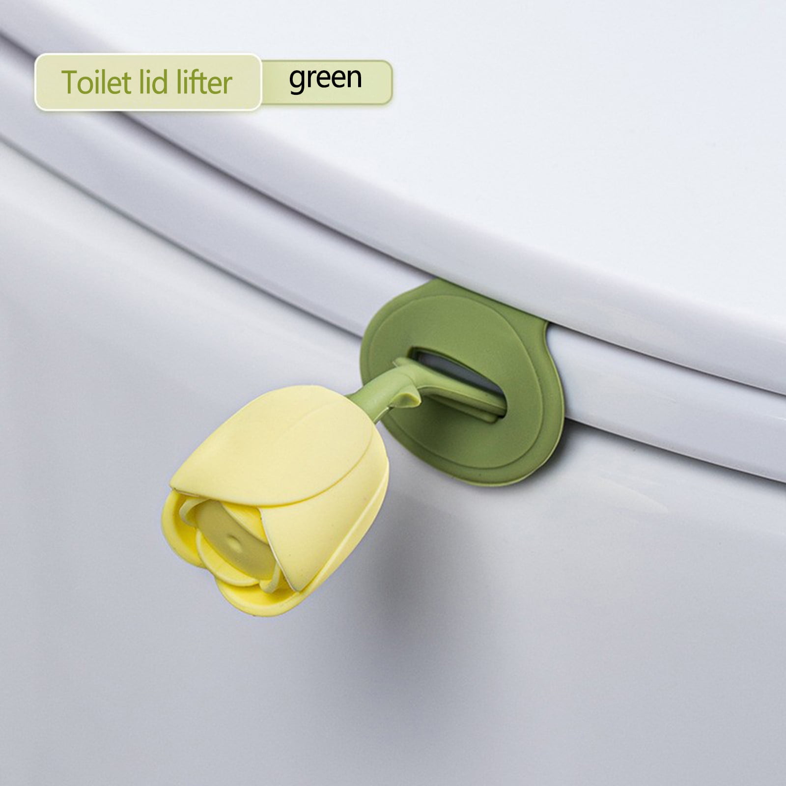 Giunmcul Creative Toilet Lid Lifter Soft PVC Handle Flip Cover Hygienic ...