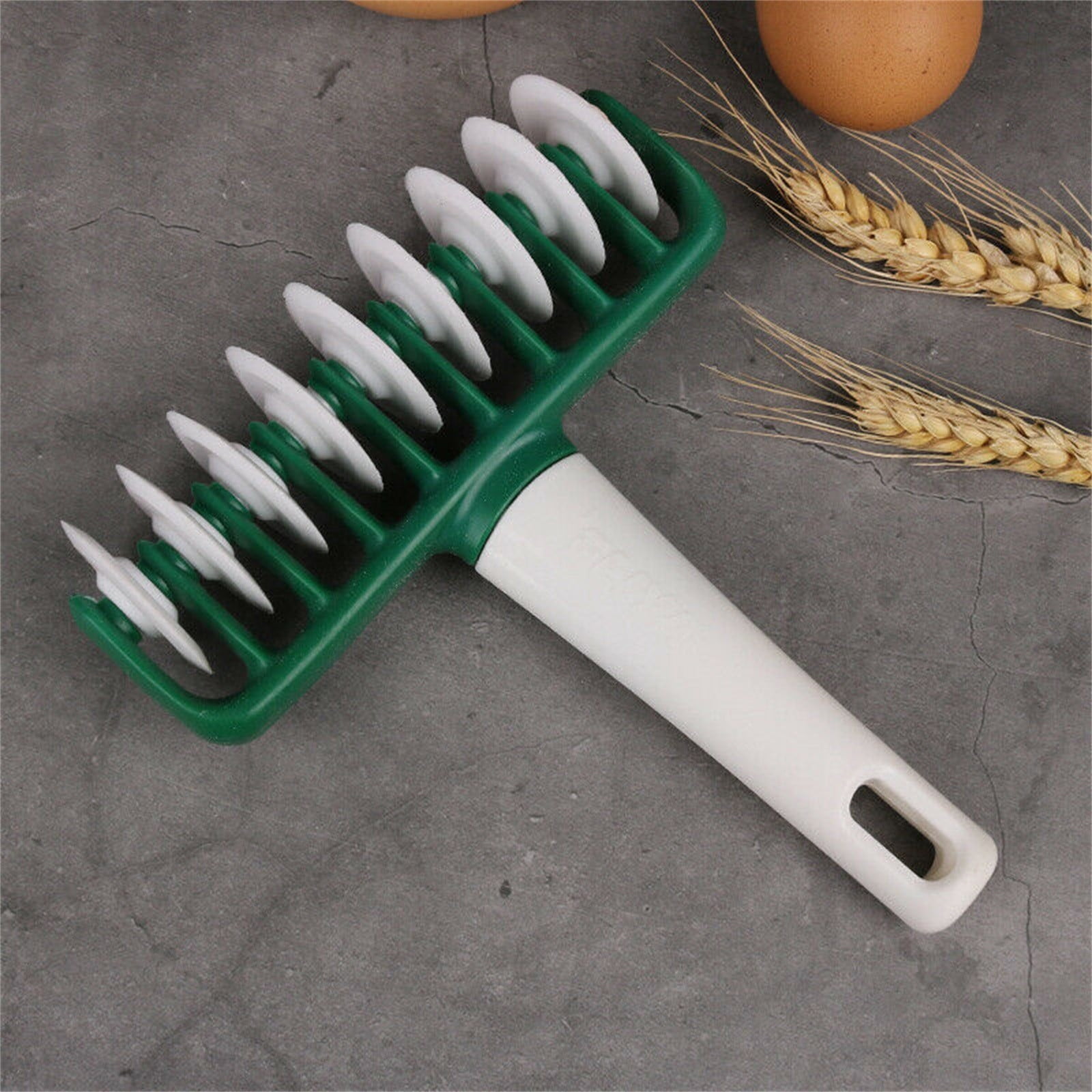 Giunmcul Detachable Pasta Roller Dough Cutter 9 Wheel Positions ...