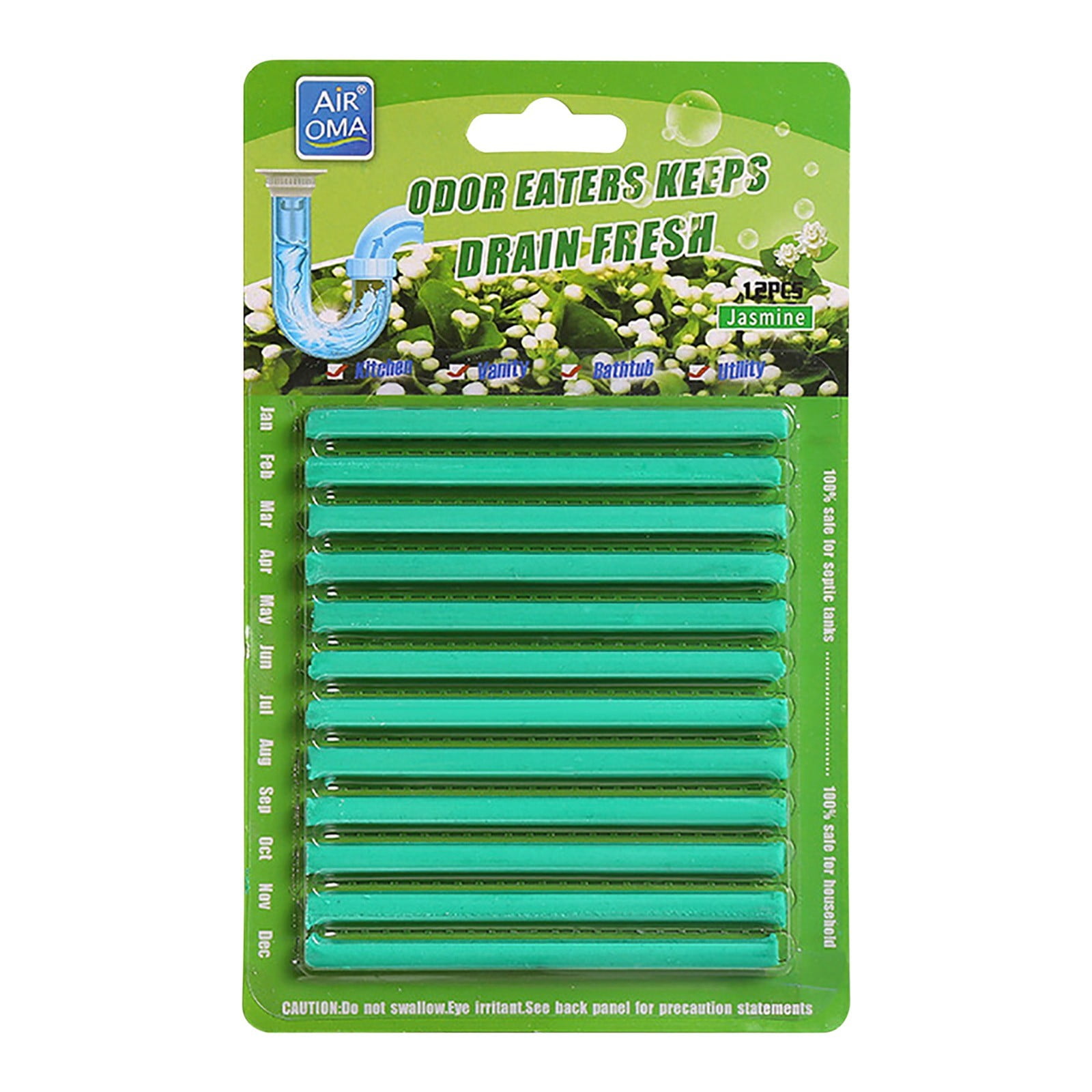 Giunmcul Drain Cleaning Rods Sewer Pipe Decontamination Tool Strong ...