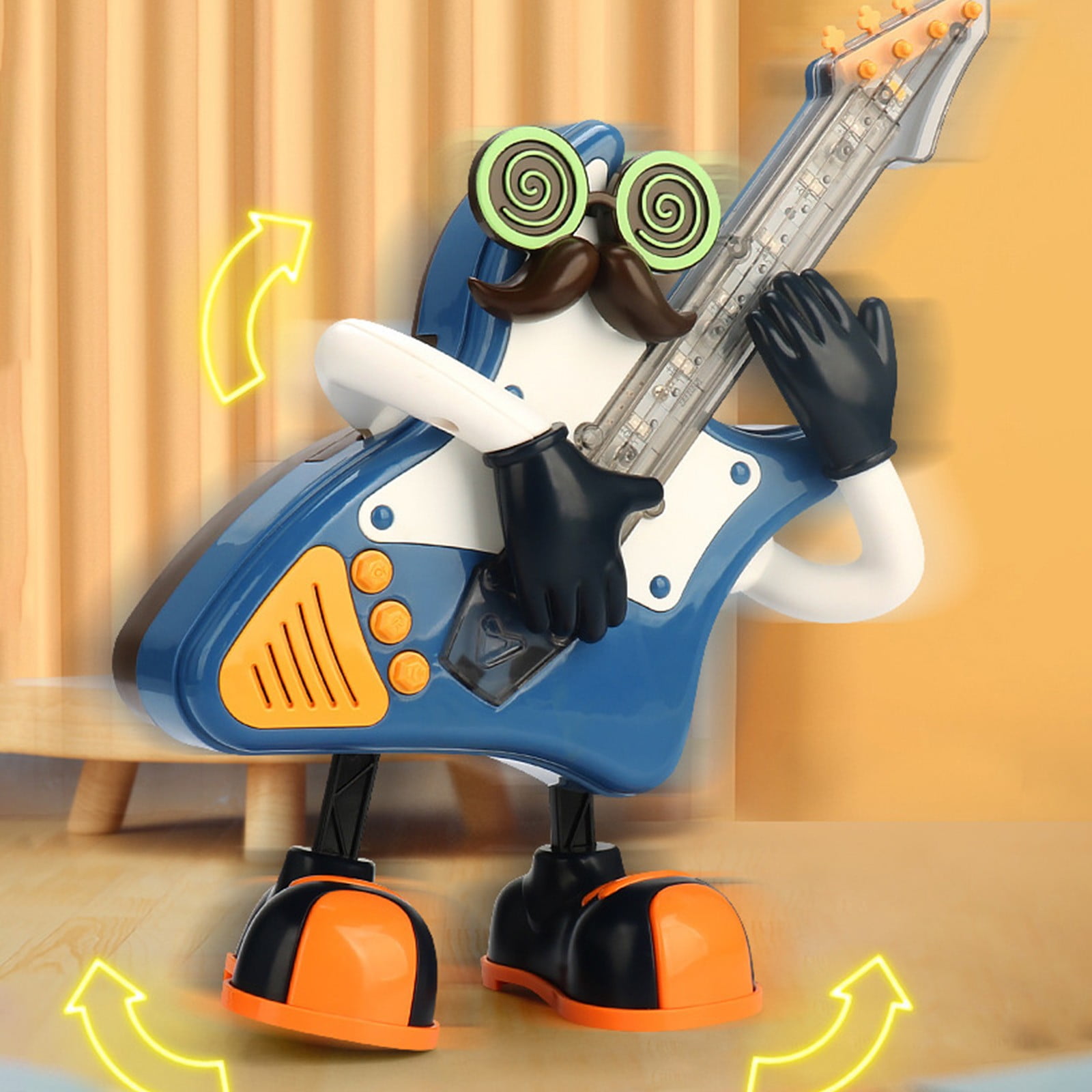 Giunmcul Holiday Saving Dancing Robot, Toys Music Lights Rocking ...