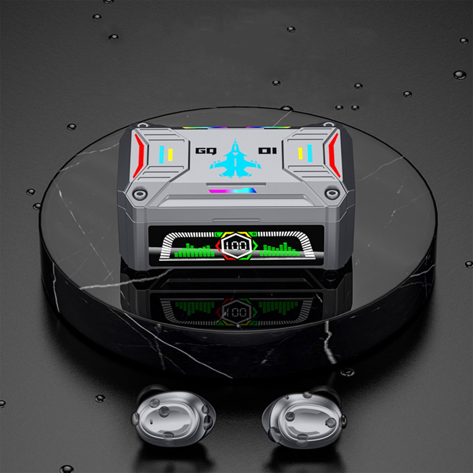 Giunmcul Holiday Saving True Wireless Bluetooth Headset 5.3 Two-in-ear ...