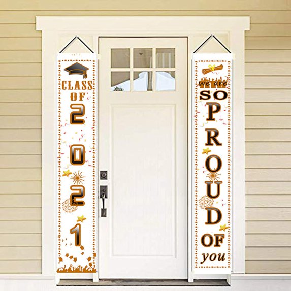 Giunmcul My Order 2025 Graduation Banners Hanging Flags Porch Banner ...