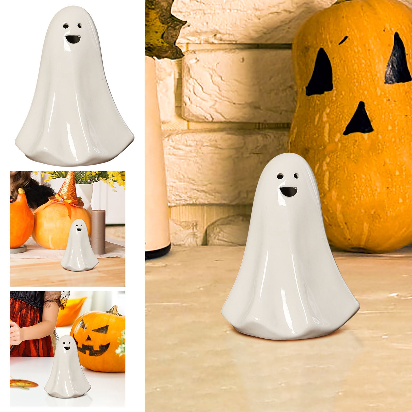 Giunmcul My Order Cute Ghost Nightlight Ornament Set Halloween Home ...