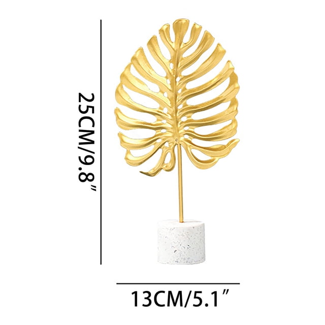 Giunmcul My Order Metal Turtle Leaf Furnishing Leaf Crafts Desktop ...