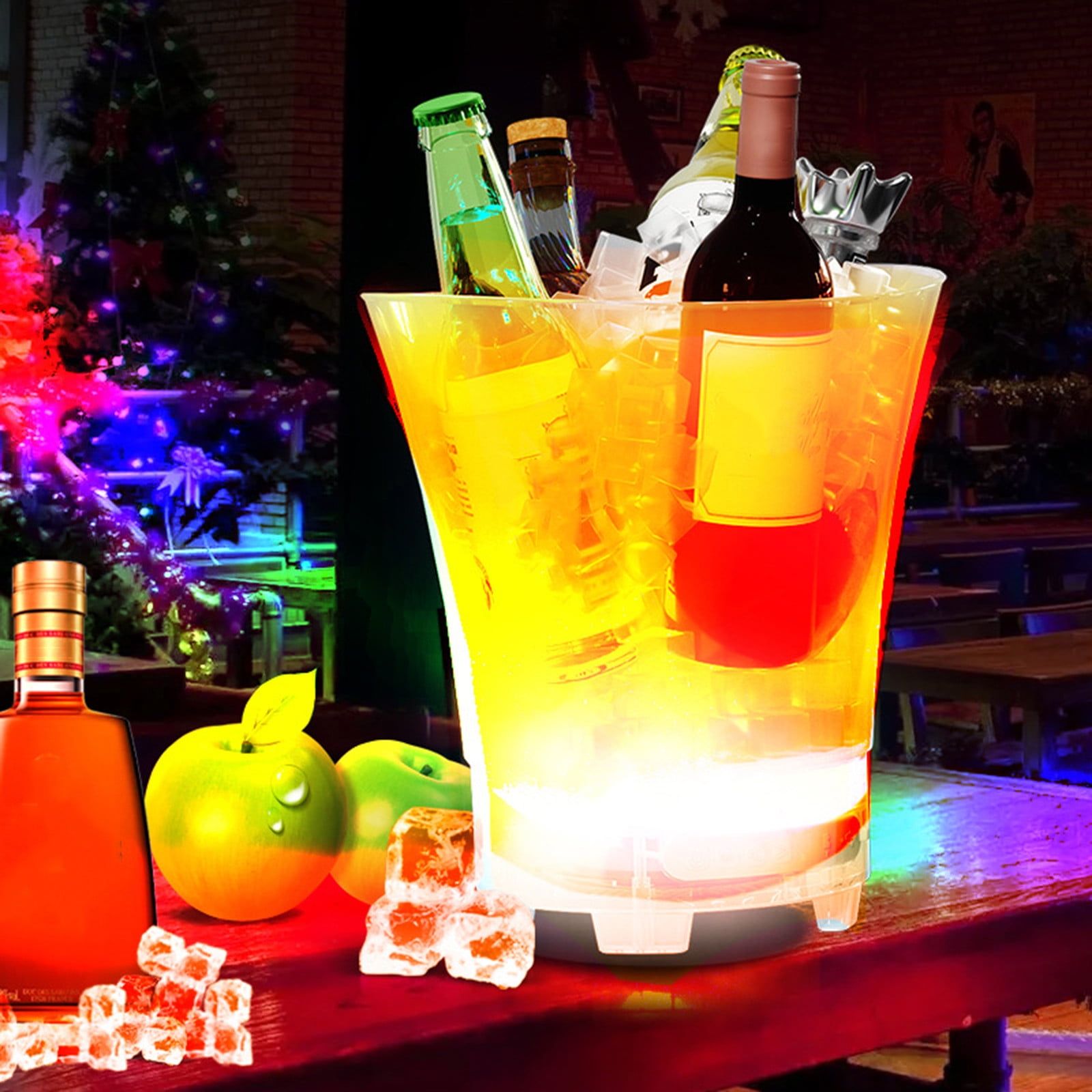 Giunmcul Online Shopping Bluetooth Luminous Speaker Ice Bucket 2-in-1 Outdoor Camping Wireless ...