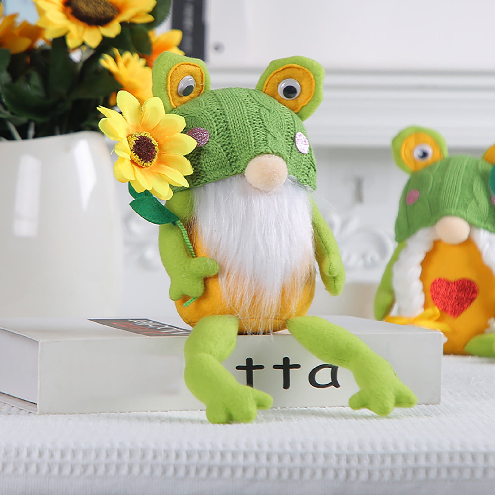 Giunmcul Online Shopping Cute Rudolf Doll Desktop Decoration Knitted ...