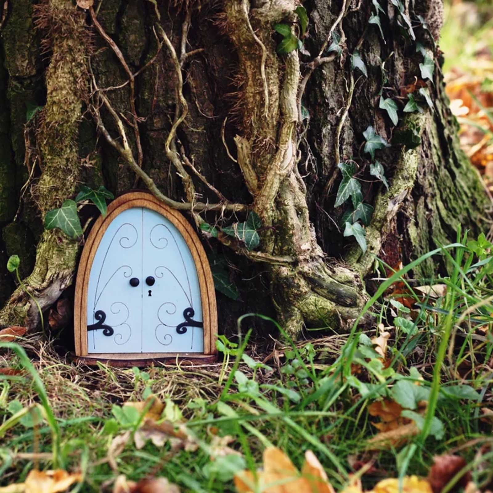 Giunmcul Online Shopping DIY Garden Tree Doors Miniature Door ...