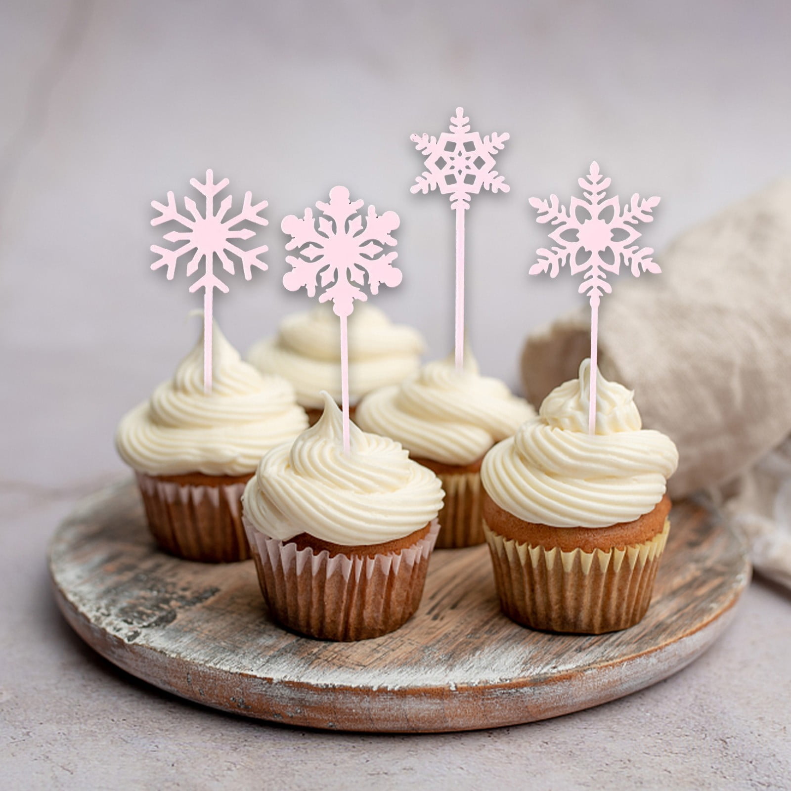 Giunmcul My Order 40 PC Of Snowflake Flag Cocktail Sticks- Ice Picks ...