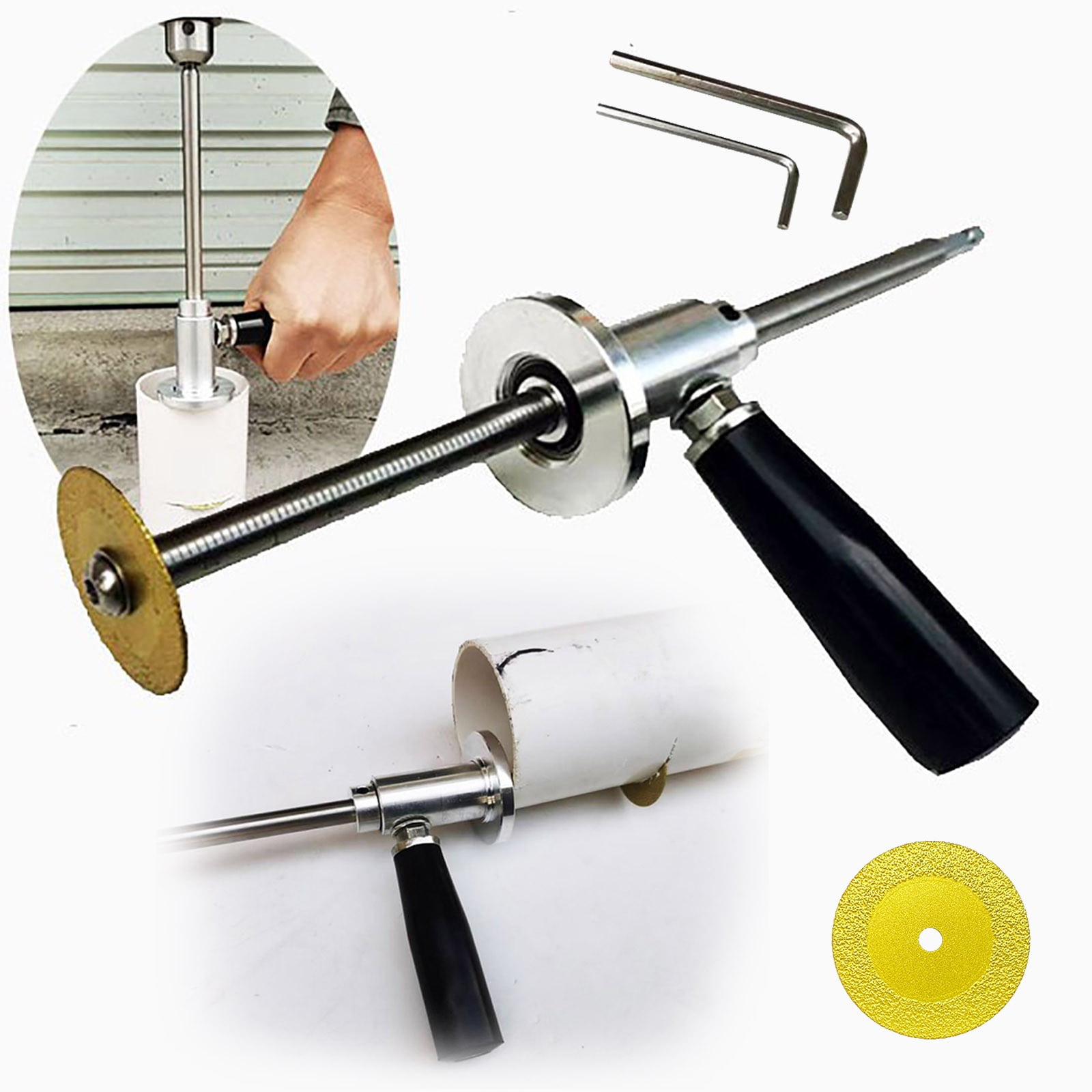 Giunmcul PVC Pipe Cutter 7 Inch Stainless Steel Inner Pipe Cutting Tool ...