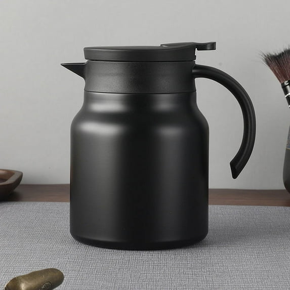 Giunmcul Portable Double Layer Stainless Steel Tea Kettle Insulated ...