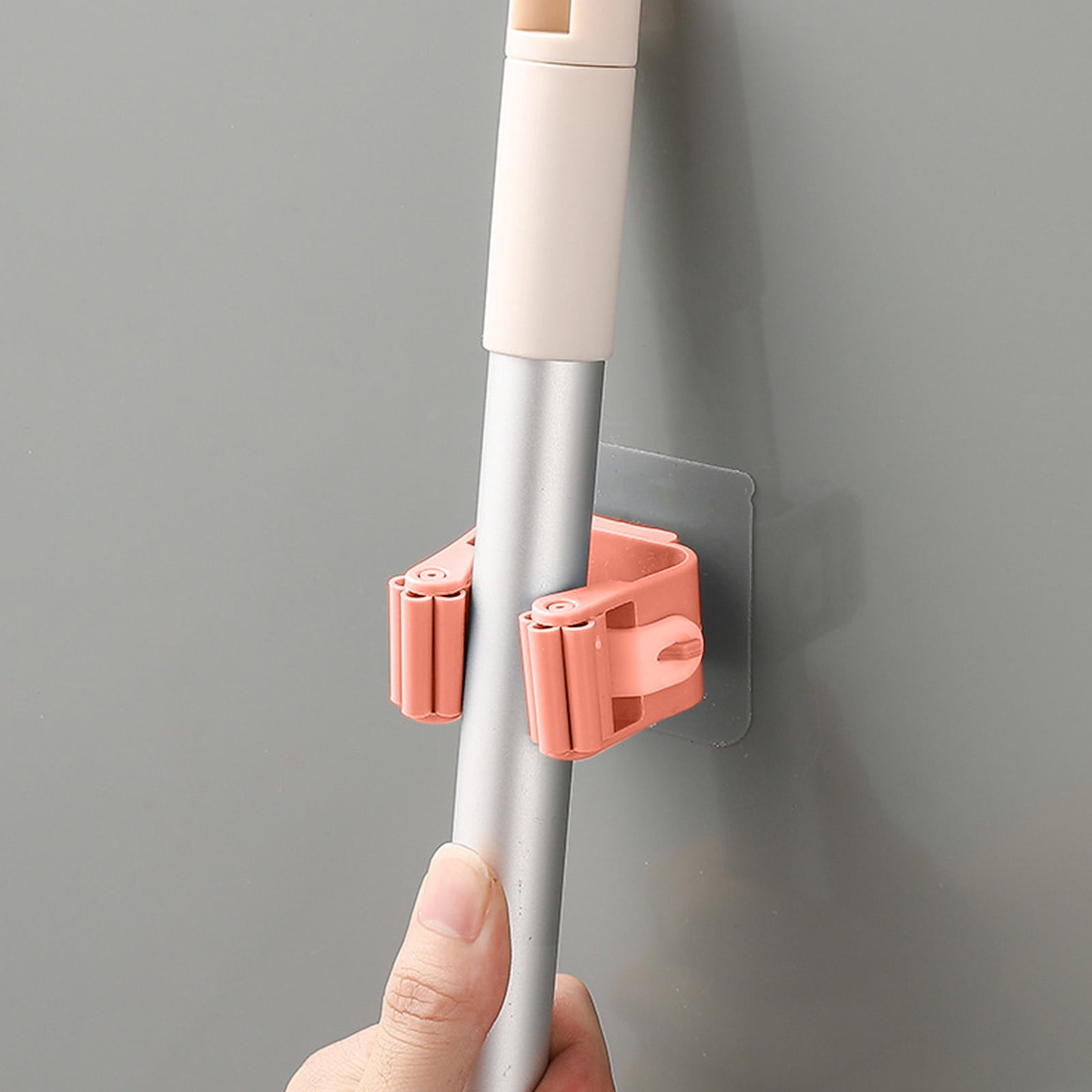 Giunmcul Reduced Price No Hole Mop Hooks Paste Strong Wall Bathroom Mop ...