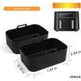 Giunmcul Reusable Silicone Air Fryer Basket Liner Nonstick Heat ...