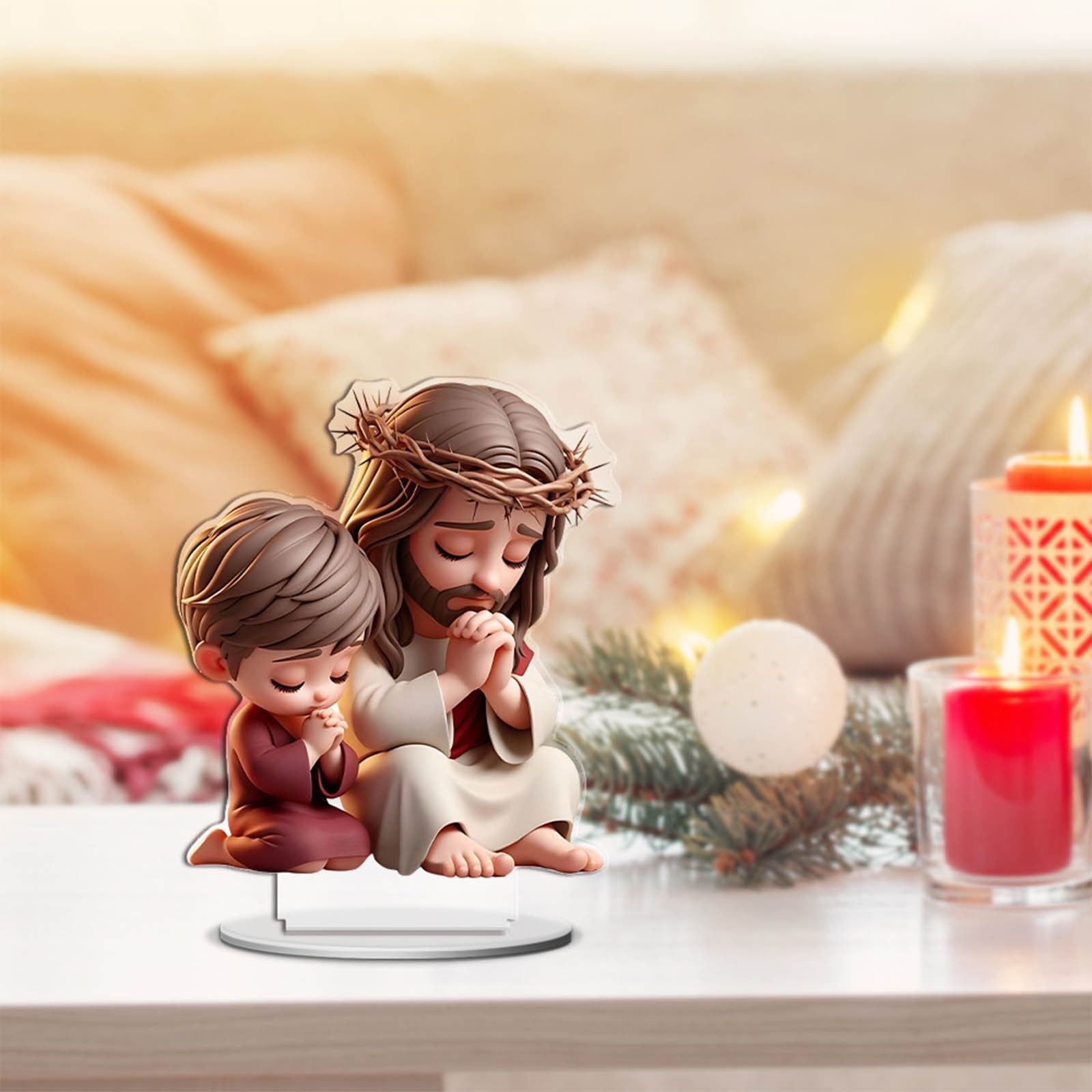 Giunmcul Today Discount Cartoons Cute Child Supplicate 2D Acrylic ...