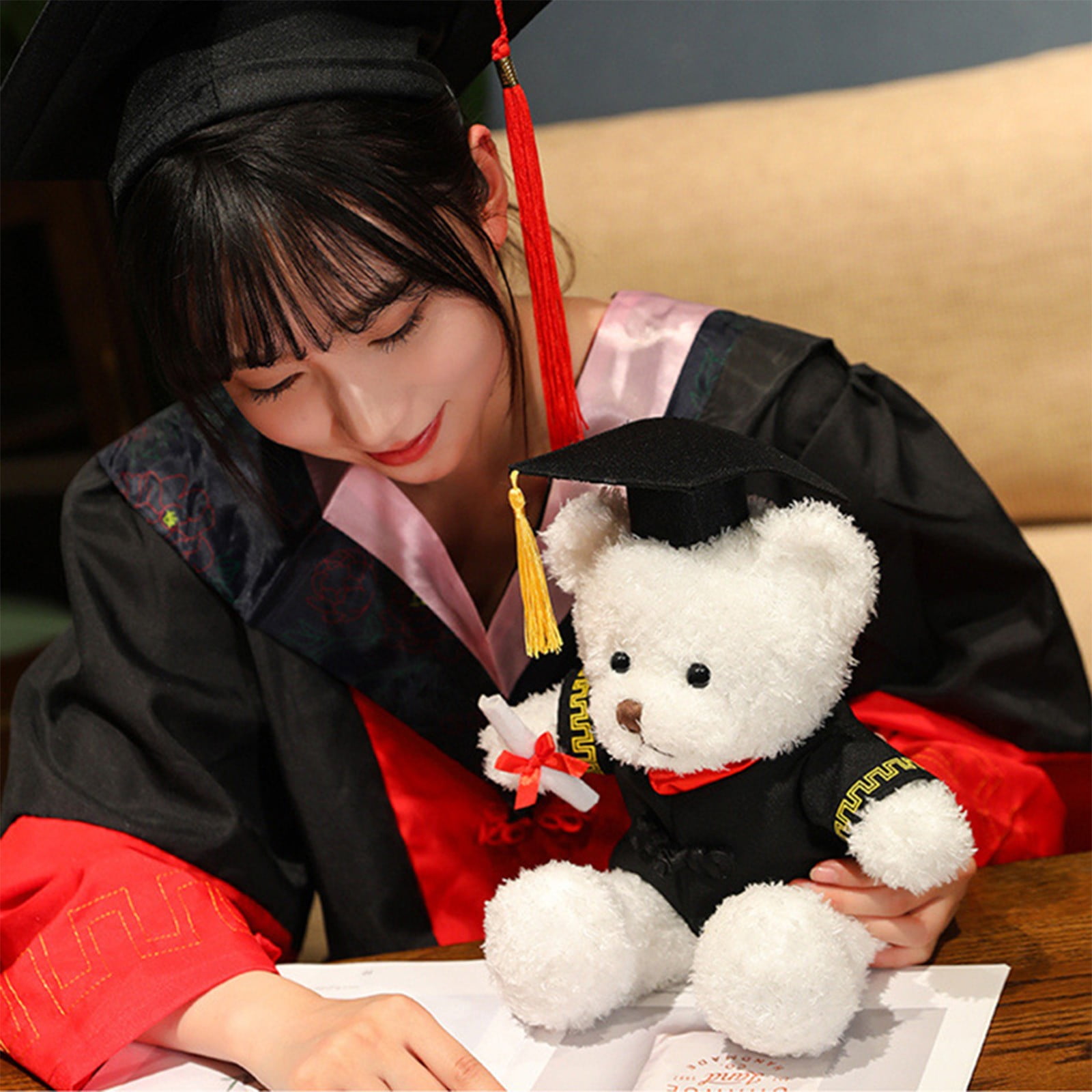 Giunmcul Today Discount Graduation Season Doctors Bear with Graduation ...