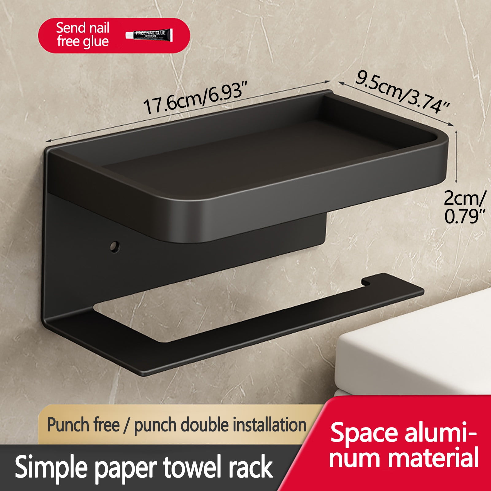 Giunmcul Toilet Tissue Box Punching Paper Box Toilet Paper Towel Box ...