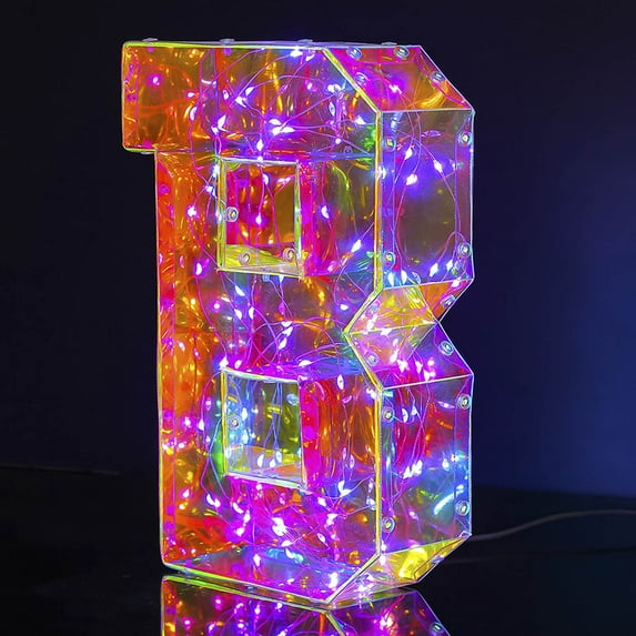 Giunmcul Valentines Day 100 Lamp LED Luminous Alphabet Numbers ...