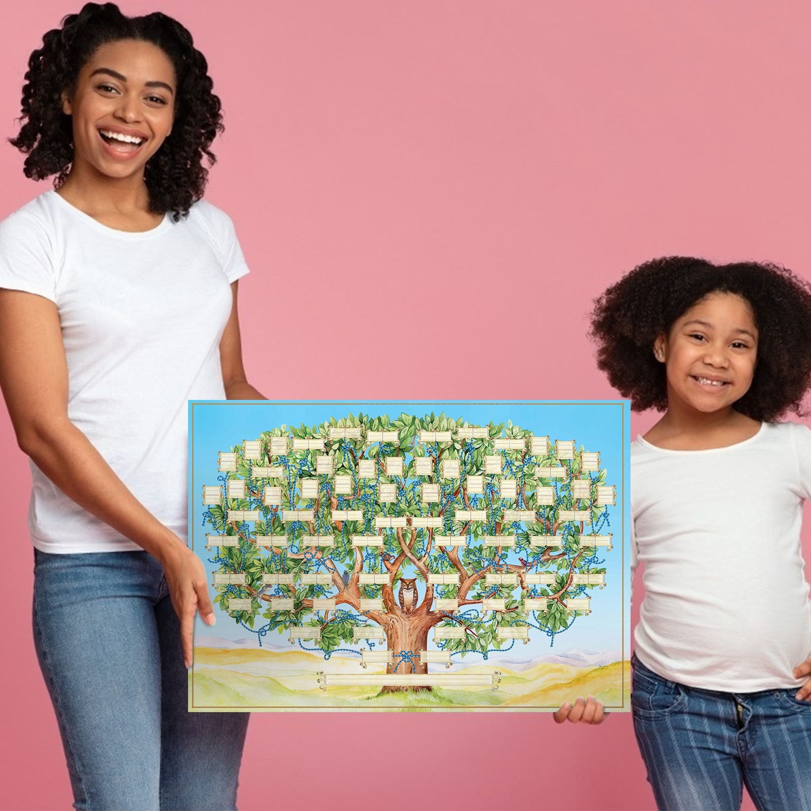 Giunmcul up to 45% Off Family Tree Chart Diy Gift Family Tree Diagram ...