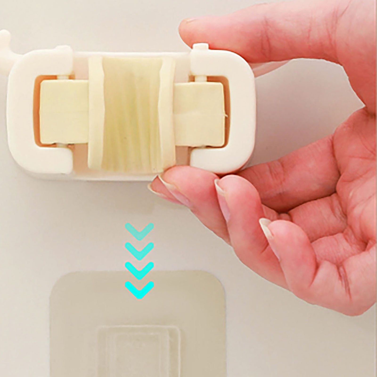 Giunmcul up to 45% Off No Hole Mop Hooks Paste Strong Wall Bathroom Mop ...