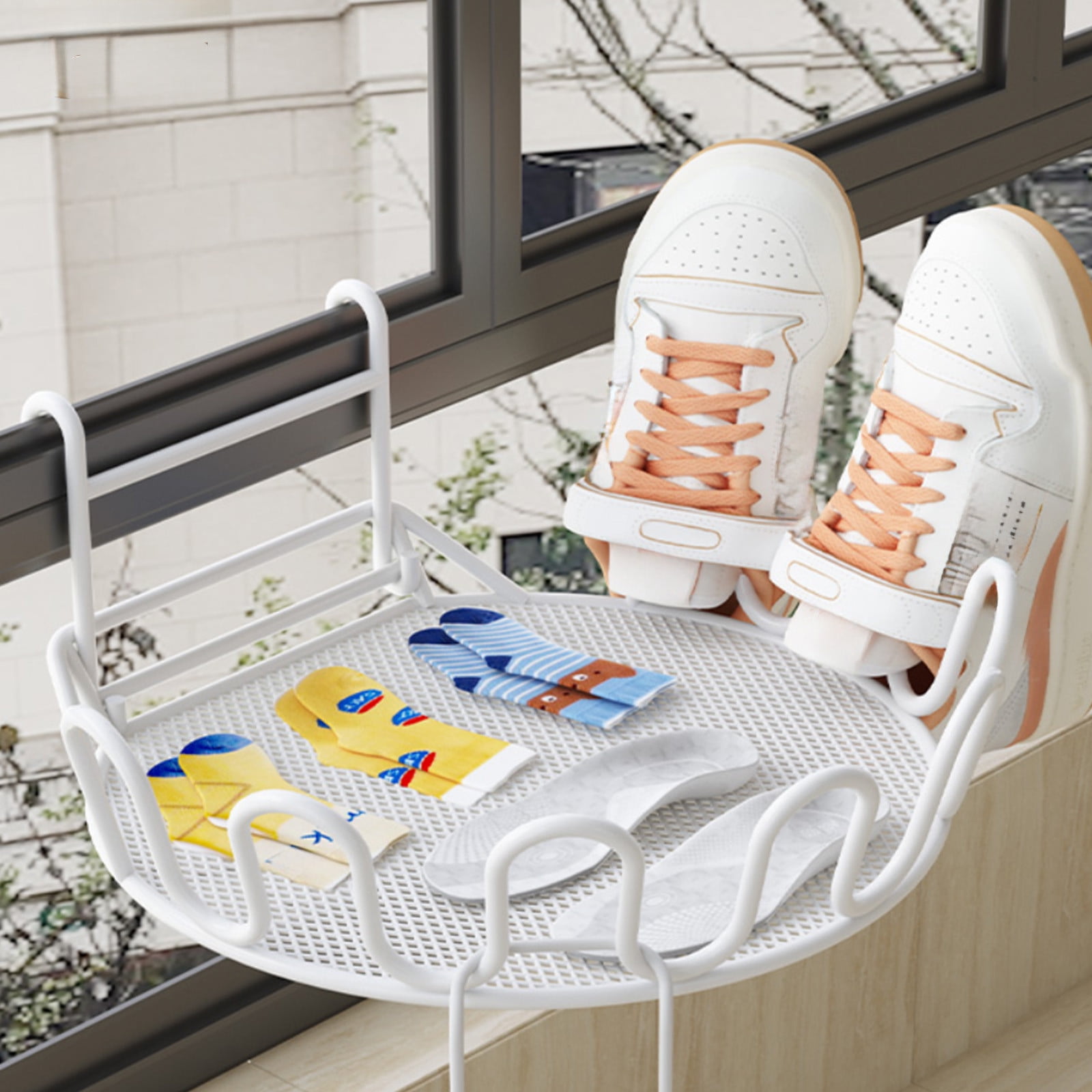 Giunmcul up to 45% Off Shoe Drying Artifact Drying Shoe Rack Outdoor Balcony Clothes Rack ...