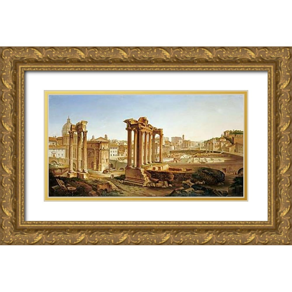 Giuntotardi, Filippo 18x11 Gold Ornate Wood Framed with Double Matting ...