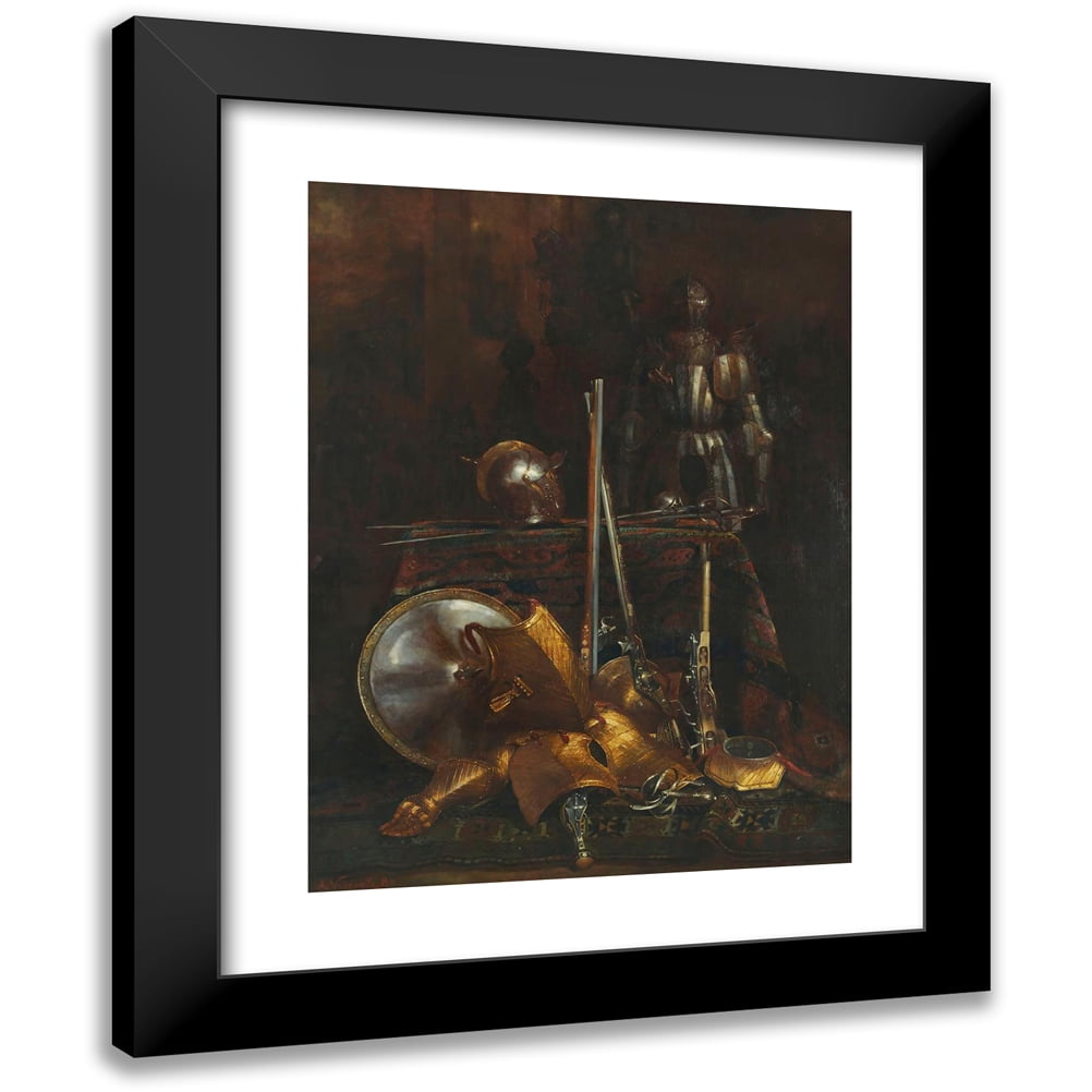 Giuseppe Adolfo Feragutti Visconti 12x14 Black Modern Framed Museum Art ...