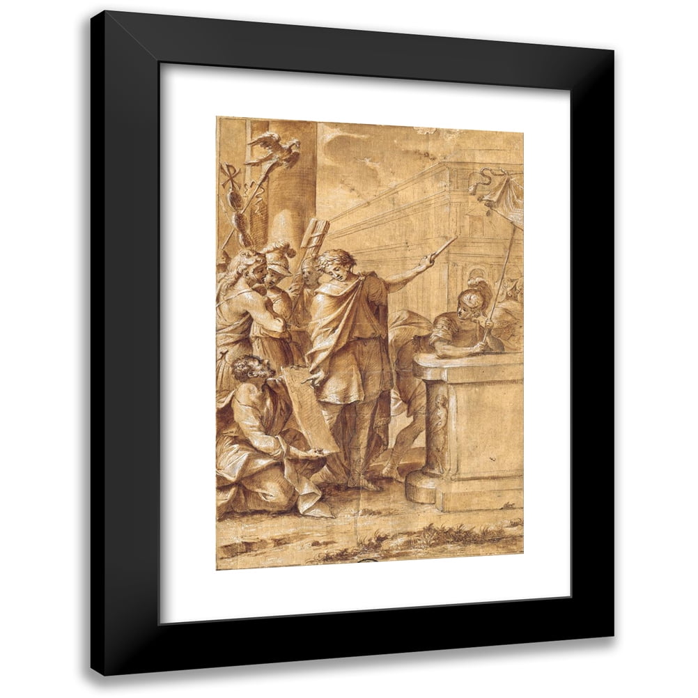 Giuseppe Belloni 13x18 Black Modern Framed Museum Art Print Titled ...