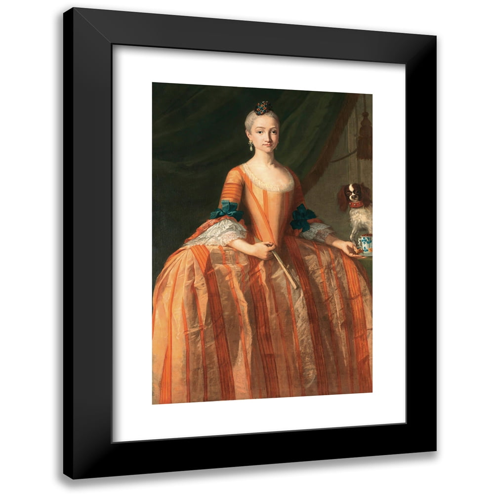 Giuseppe Bonito 17x24 Black Modern Framed Museum Art Print Titled ...