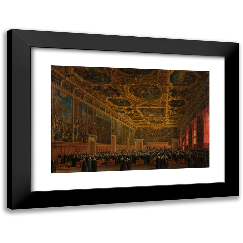 Giuseppe Borsato 18x14 Black Modern Framed Museum Art Print Titled ...