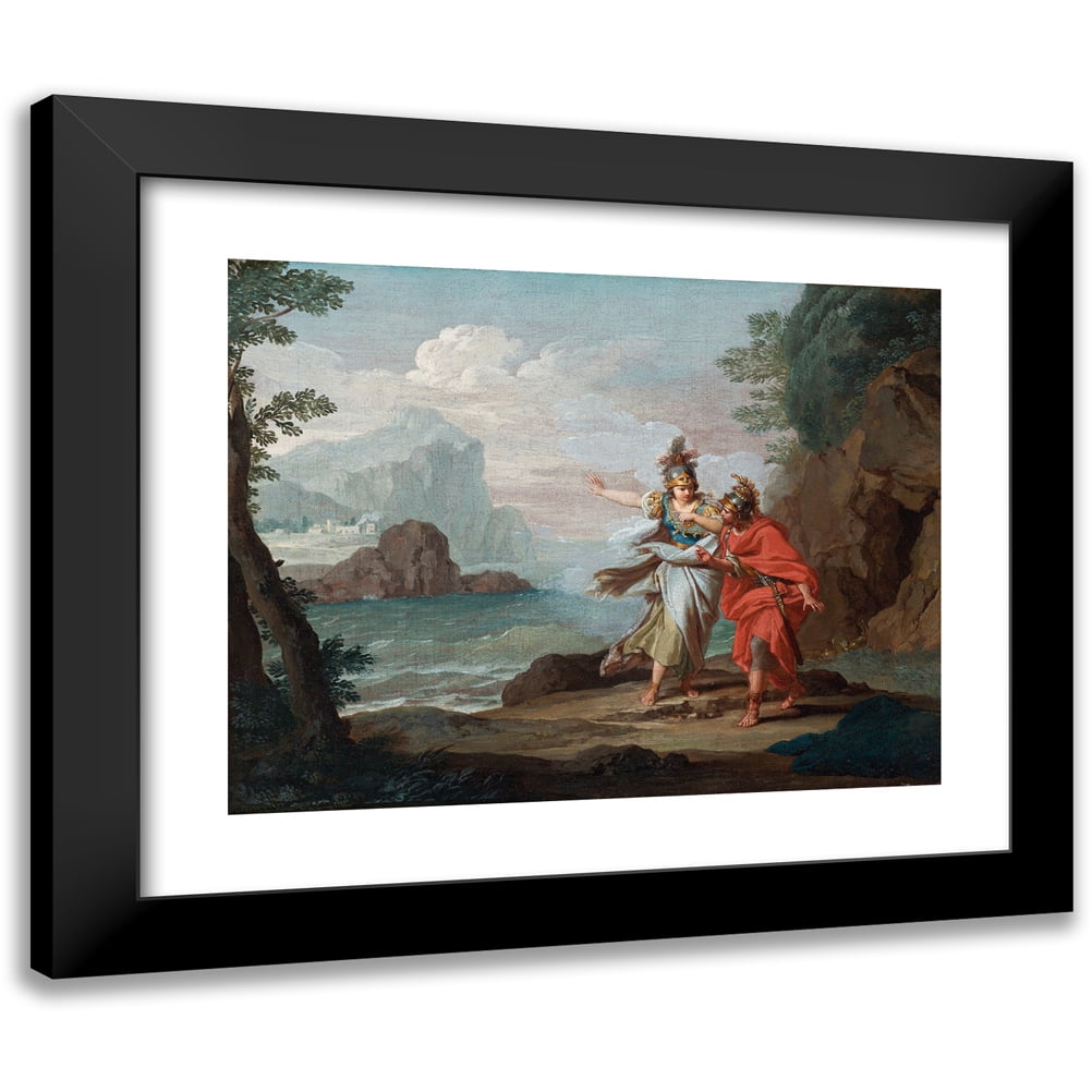 Giuseppe Bottani 24x20 Black Modern Framed Museum Art Print Titled ...
