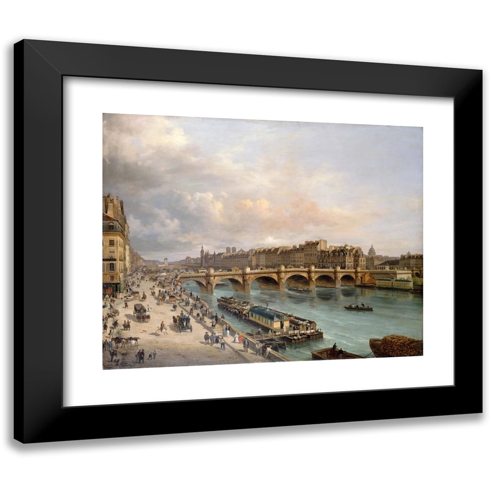 Giuseppe Canella 18x15 Black Modern Framed Museum Art Print Titled - La ...