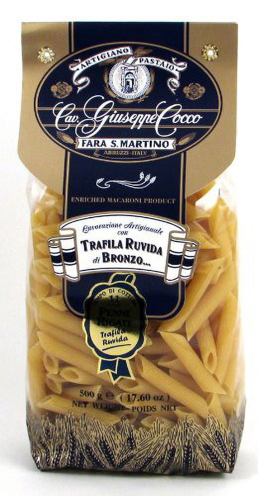 Giuseppe Cocco (6 pack) Penne Rigati Artisan Pasta hand-made slow dried ...