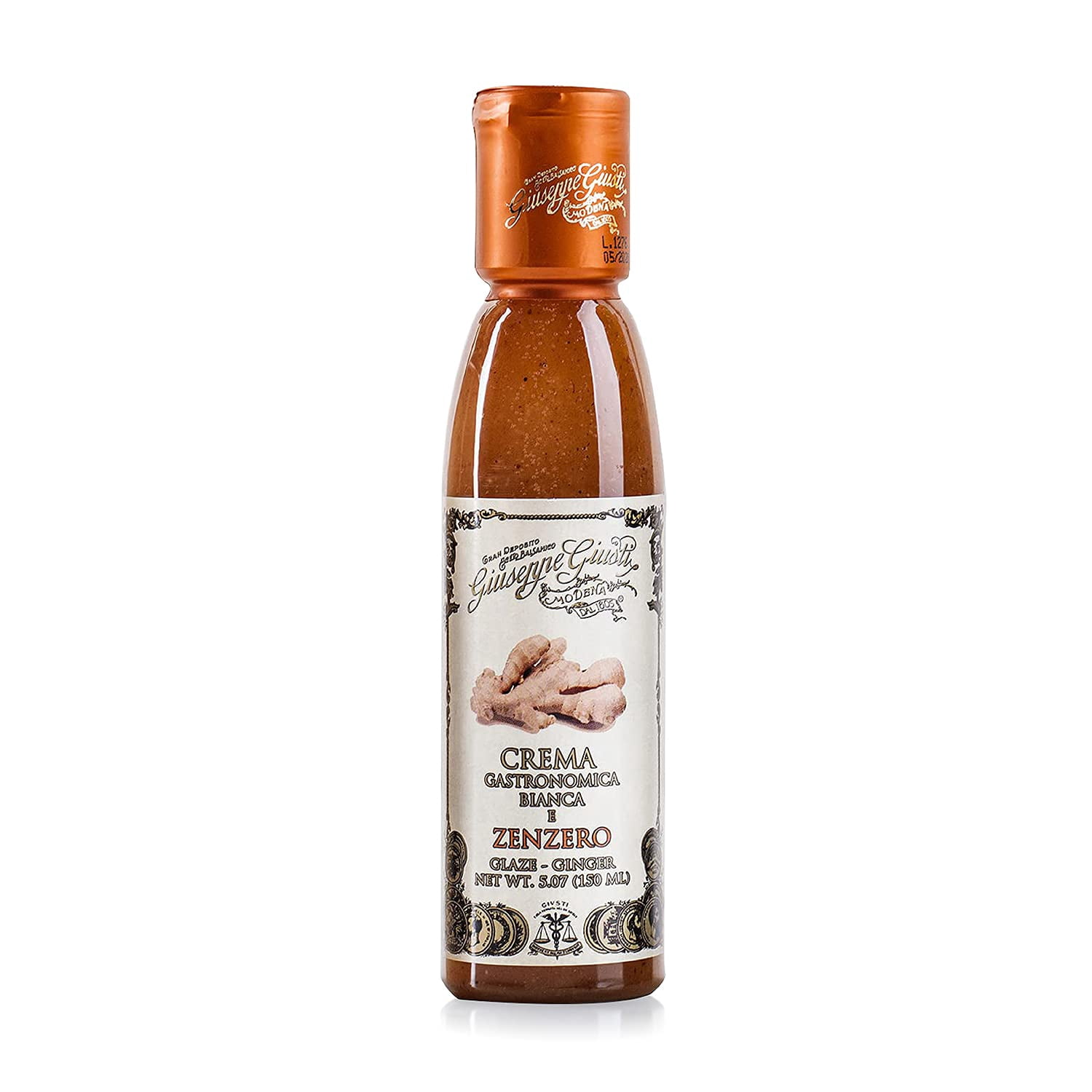Giusti - White Gourmet Glaze with Ginger, Made in Italy - 150ml ...